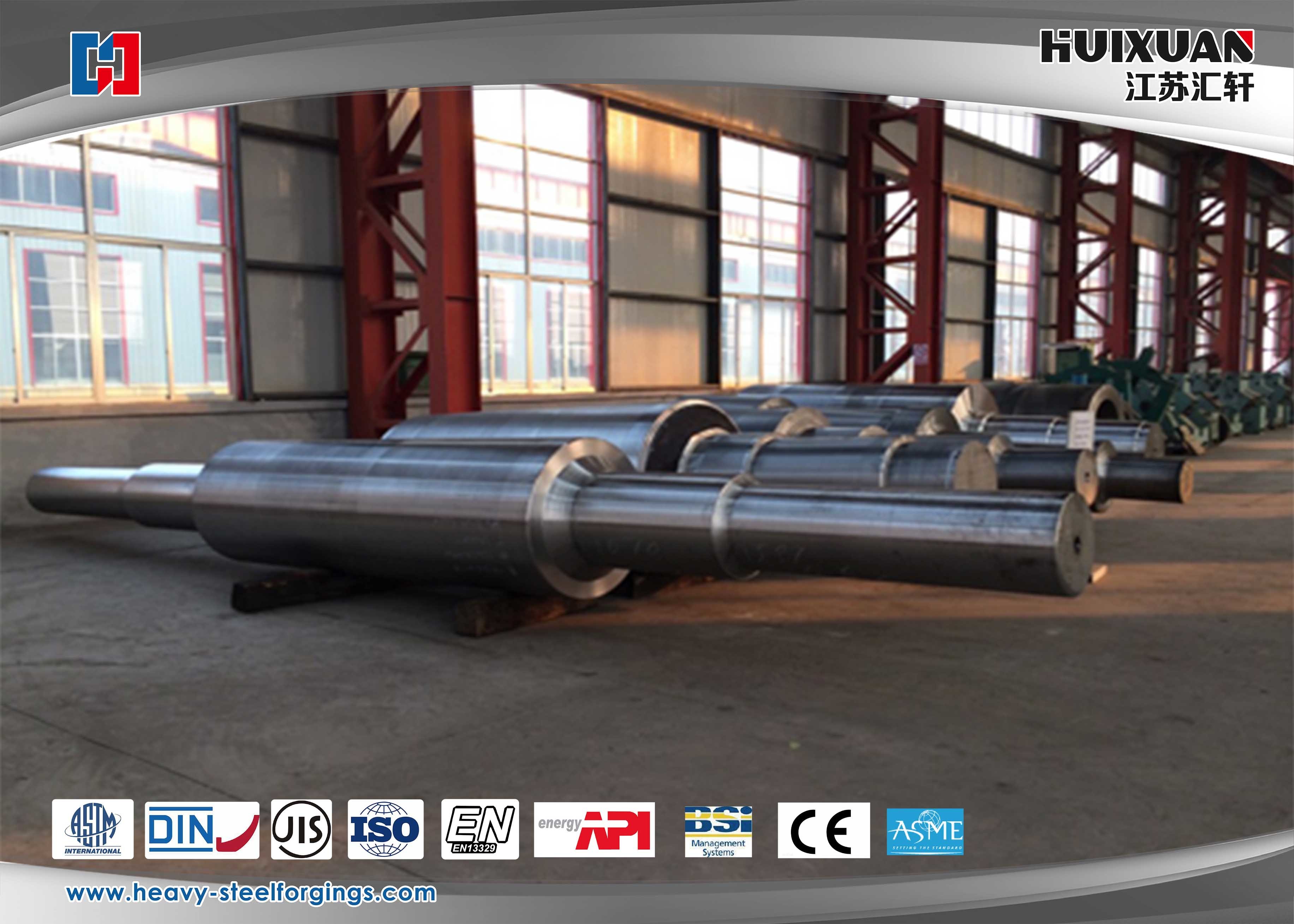 Low Pressure Steam Turbine Rotor Forging Alloy Steel Welded 60MW